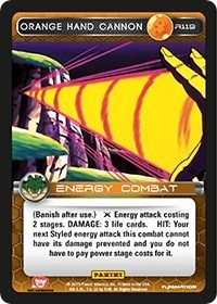 Orange Hand Cannon - Panini: Heroes & Villains - Dragon Ball Z TCG