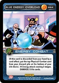 Blue Energy Overload - Panini: Set 1 - Dragon Ball Z TCG