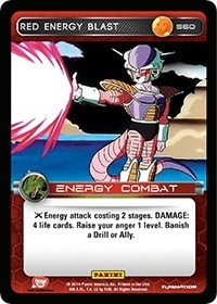 Red Energy Blast - Panini: Set 1 - Dragon Ball Z TCG