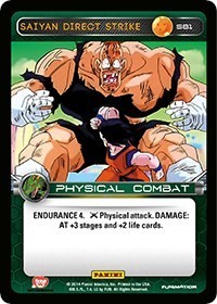Saiyan Direct Strike - Panini: Set 1 - Dragon Ball Z TCG