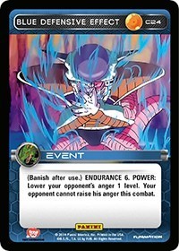 Blue Defensive Effect - Panini: Set 1 - Dragon Ball Z TCG