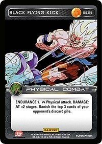 Black Flying Kick - Panini: Set 1 - Dragon Ball Z TCG