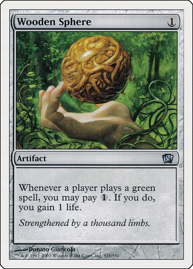 Wooden Sphere - 8th Edition - Magic: The Gathering