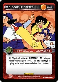 Red Double Strike - Panini: Set 1 - Dragon Ball Z TCG