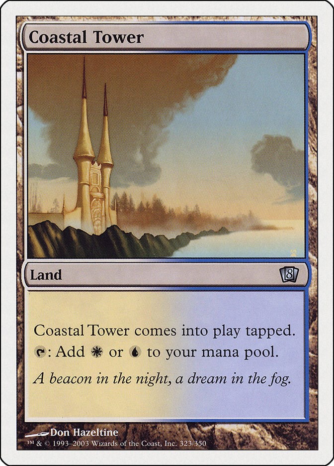 Coastal Tower - 8th Edition - Magic: The Gathering