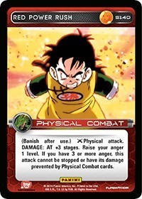 Red Power Rush - Panini: Set 1 - Dragon Ball Z TCG