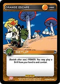 Orange Escape - Panini: Set 1 - Dragon Ball Z TCG