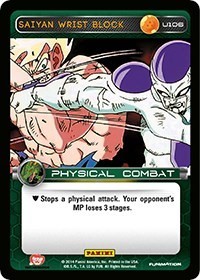 Saiyan Wrist Block - Panini: Set 1 - Dragon Ball Z TCG