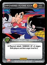 Empowered Flying Kick - Panini: Set 1 - Dragon Ball Z TCG
