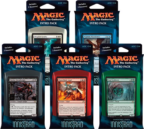 Shadows over Innistrad Intro Pack - Set of 5 - Shadows over Innistrad ...