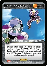 Trunks' Sword Slash - Panini Promo Cards - Dragon Ball Z TCG