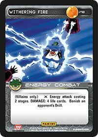 Withering Fire (Heroes & Villains) - Panini Promo Cards - Dragon Ball Z TCG