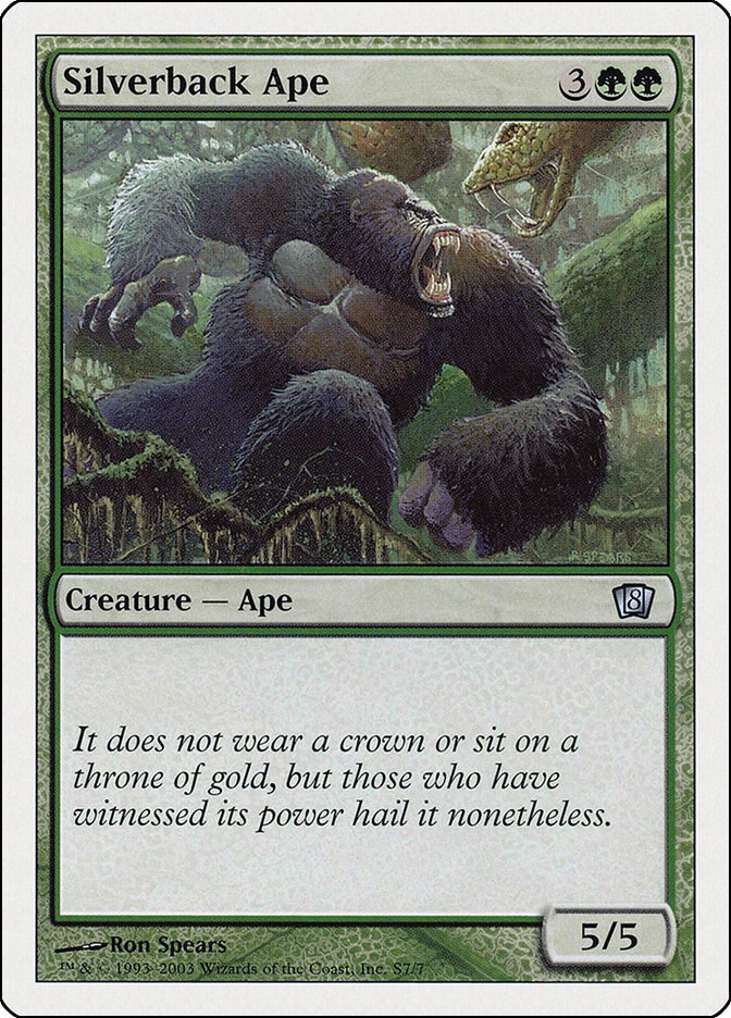 Silverback Ape - 8th Edition - Magic: The Gathering