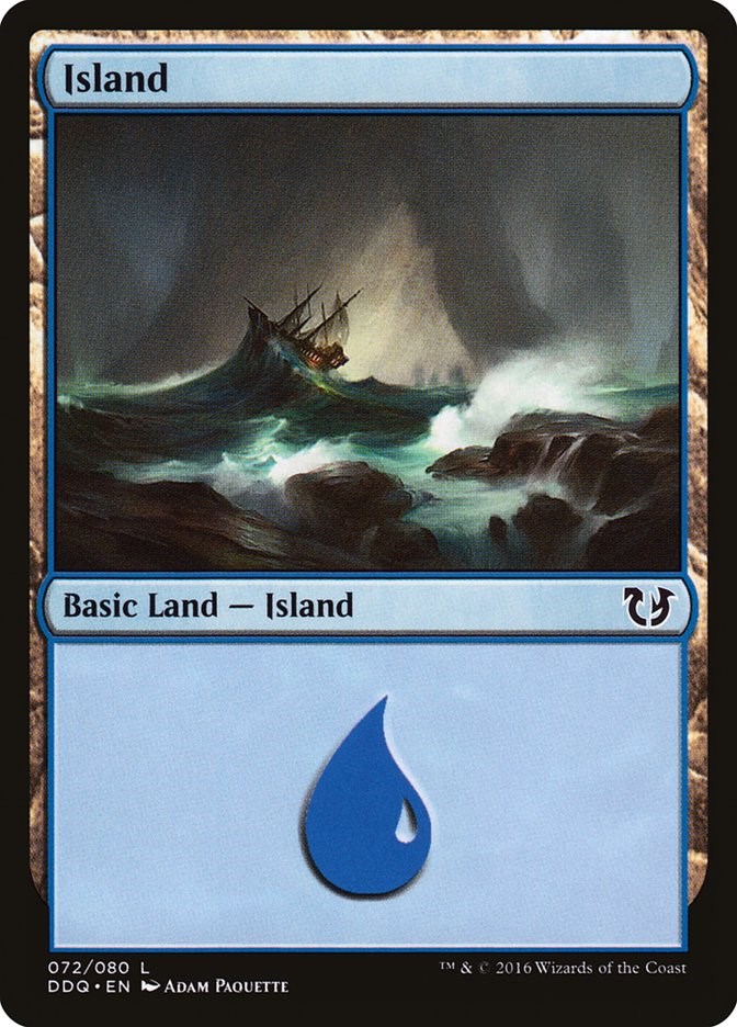 Island (072) - Duel Decks: Blessed vs. Cursed - Magic: The Gathering