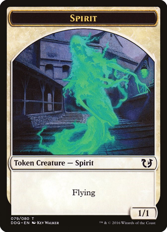 Spirit Token - Duel Decks: Blessed vs. Cursed - Magic: The Gathering