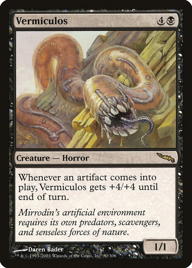Vermiculos - Mirrodin - Magic: The Gathering