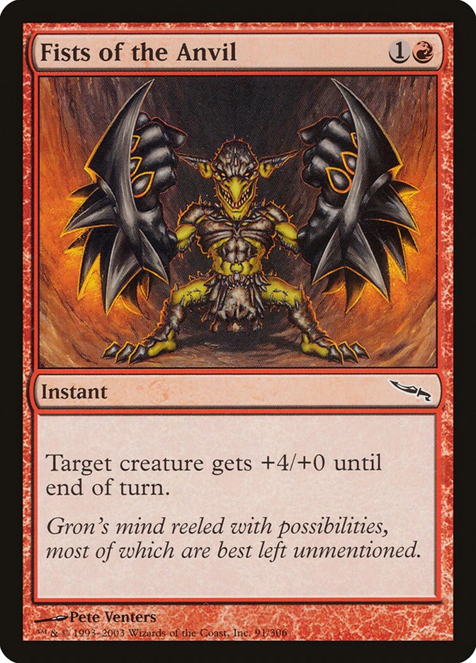 Fists of the Anvil - Mirrodin - Magic: The Gathering