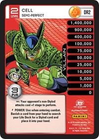Cell - Semi-Perfect - Panini: Perfection - Dragon Ball Z TCG
