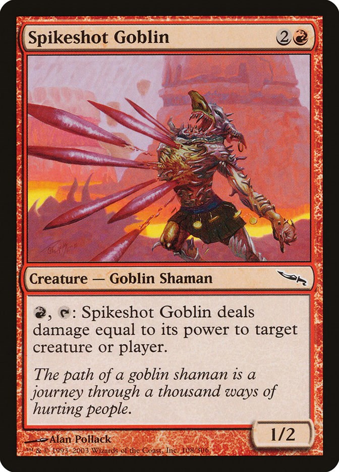 Spikeshot Goblin - Mirrodin - Magic: The Gathering