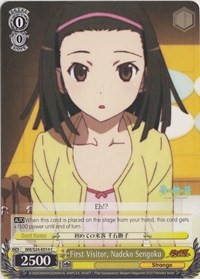 First Visitor, Nadeko Sengoku - NISEMONOGATARI - Weiss Schwarz