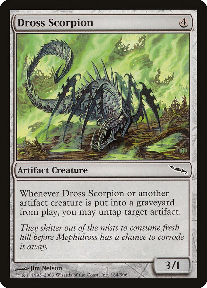 Dross Scorpion - Mirrodin - Magic: The Gathering
