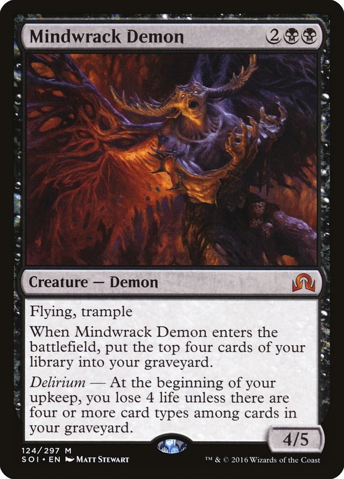 Mindwrack Demon - Shadows over Innistrad - Magic: The Gathering