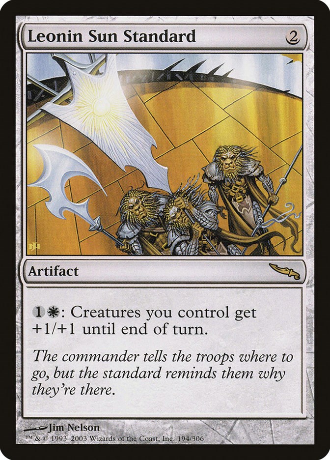 Leonin Sun Standard - Mirrodin - Magic: The Gathering
