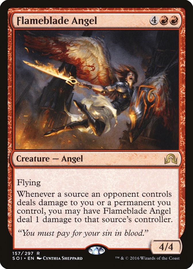 Flameblade Angel - Shadows over Innistrad - Magic: The Gathering