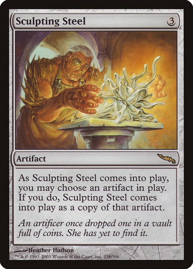 Sculpting Steel - Mirrodin - Magic: The Gathering