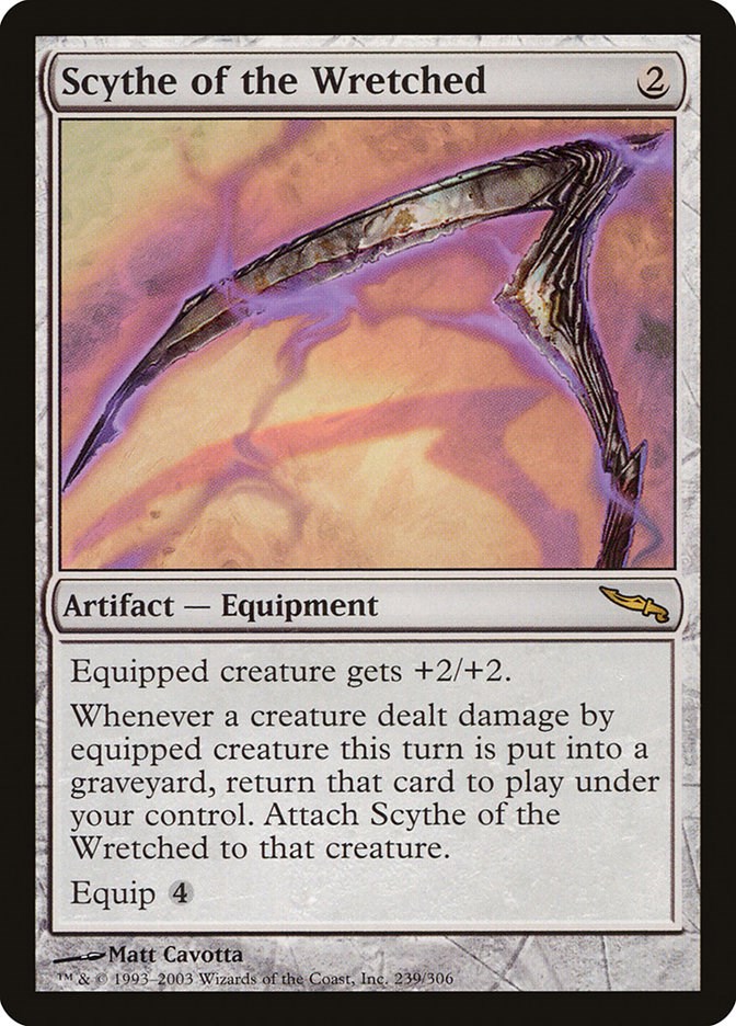 Scythe of the Wretched - Mirrodin - Magic: The Gathering