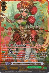 Ranunculus Flower Maiden, Ahsha - Transcension of Blade & Blossom - Cardfight Vanguard