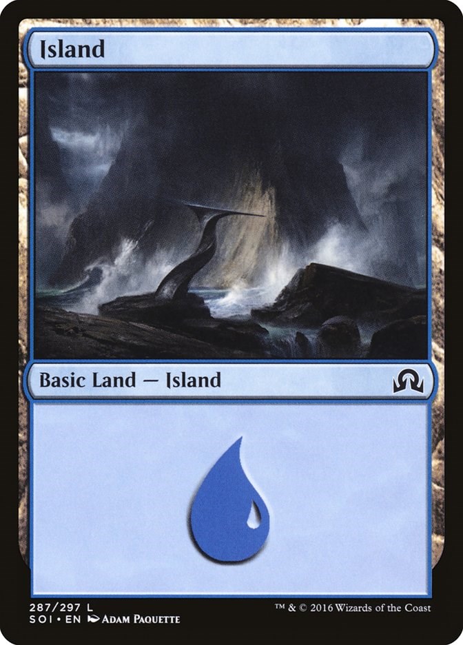 Island (287) - Shadows over Innistrad - Magic: The Gathering