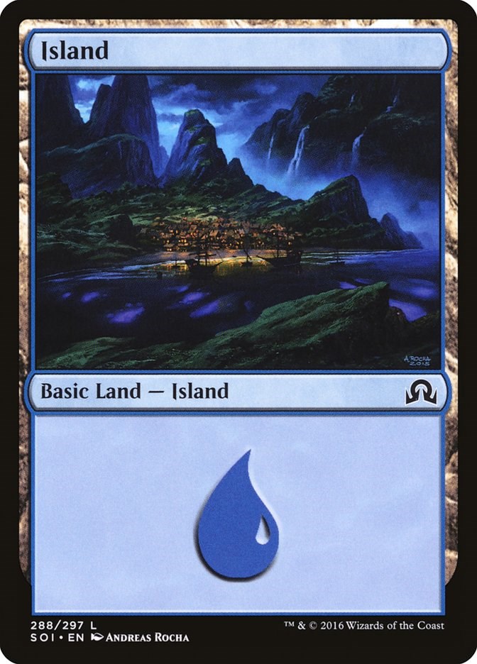 Island (288) - Shadows over Innistrad - Magic: The Gathering