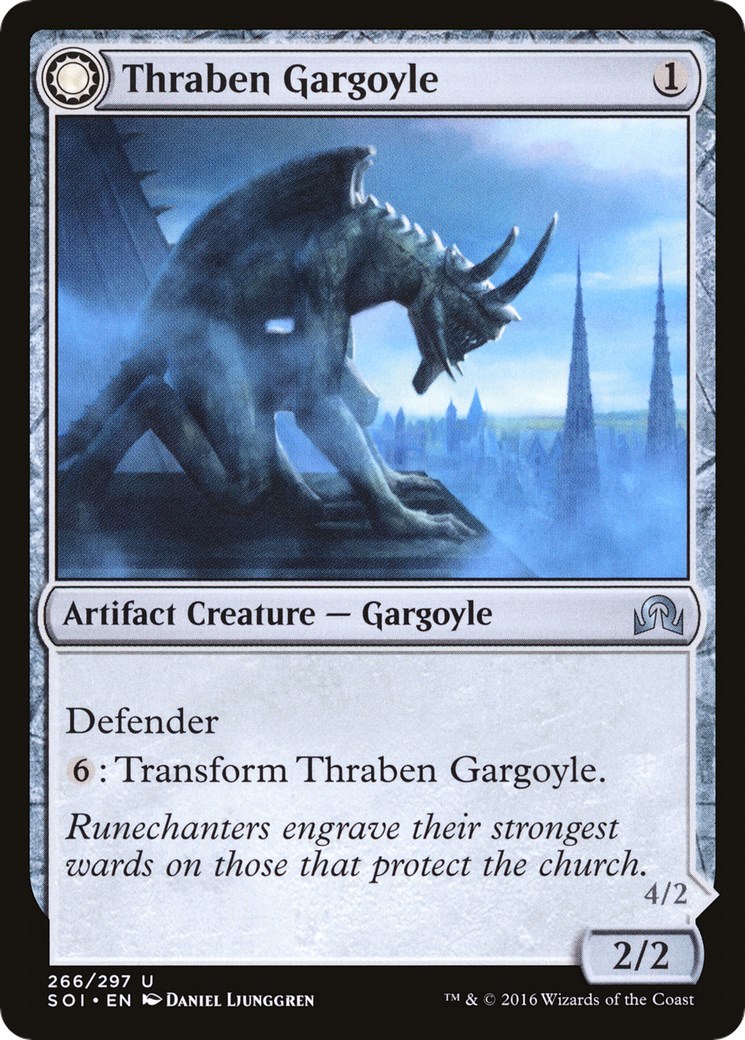 Thraben Gargoyle - Shadows over Innistrad - Magic: The Gathering