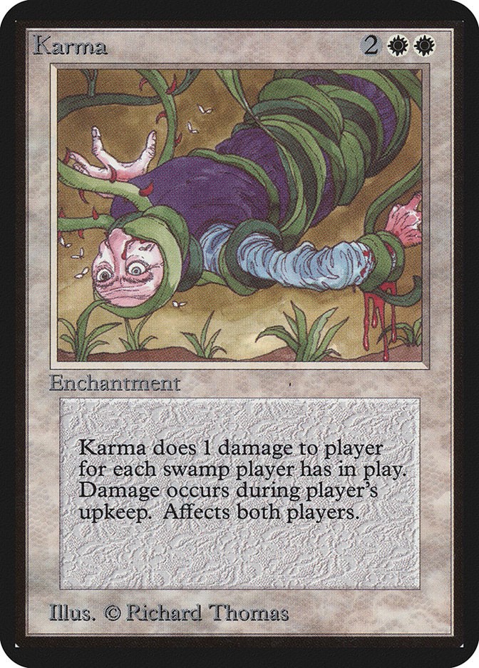 Karma - Alpha Edition - Magic: The Gathering