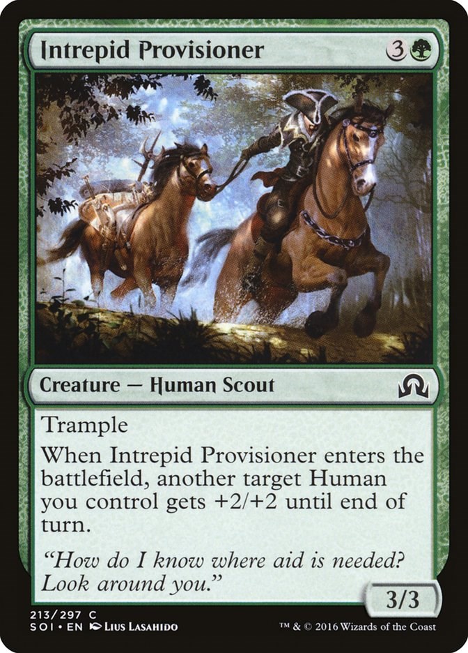 Intrepid Provisioner - Shadows over Innistrad - Magic: The Gathering
