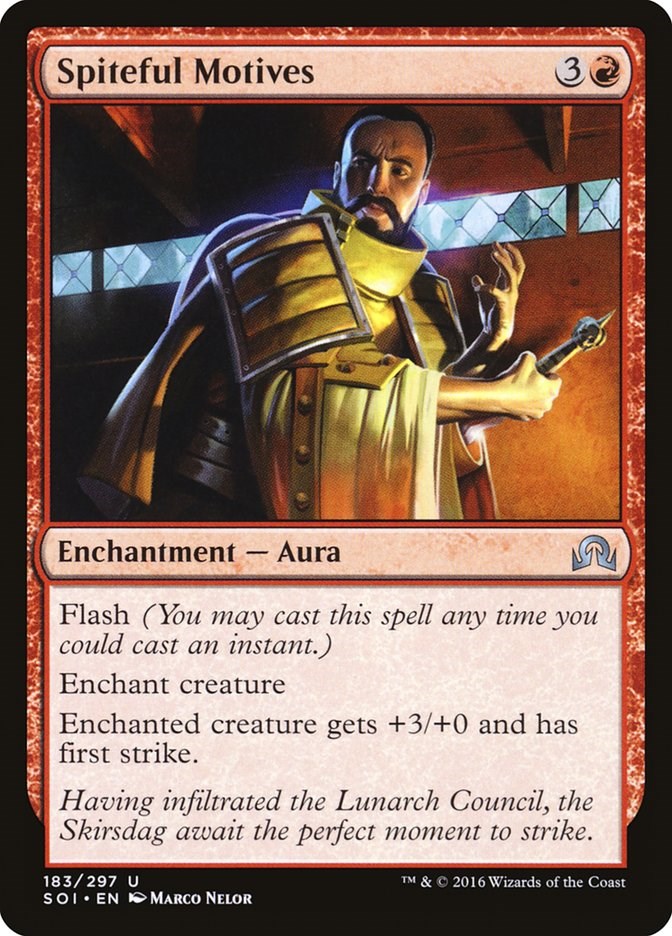 Spiteful Motives - Shadows over Innistrad - Magic: The Gathering