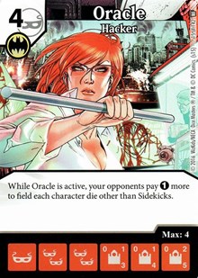 Oracle - Hacker - World's Finest - Dice Masters