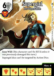 Supergirl - Invulnerable - World's Finest - Dice Masters