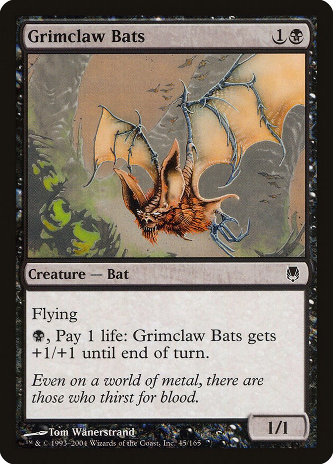 Grimclaw Bats - Darksteel - Magic: The Gathering