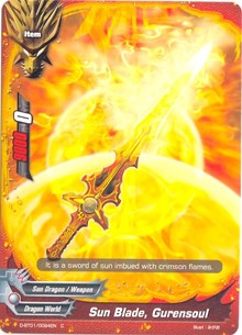 Sun Blade, Gurensoul - Unleash! Impact Dragon!! - Future Card BuddyFight