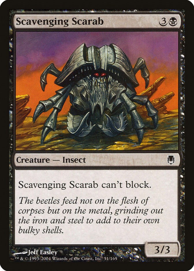 Scavenging Scarab - Darksteel - Magic: The Gathering