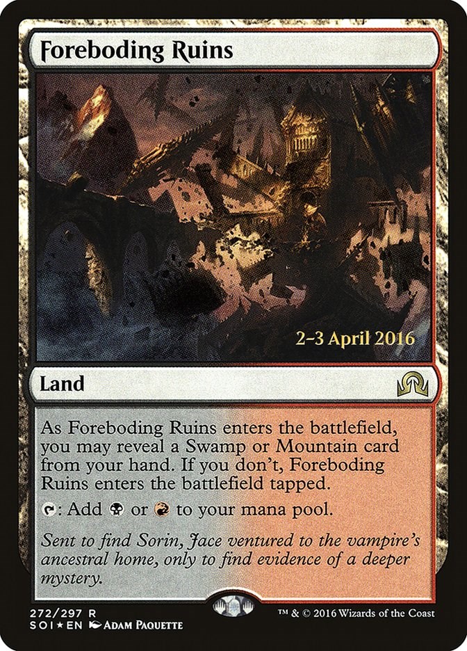 Foreboding Ruins - Prerelease Cards - Magic: The Gathering