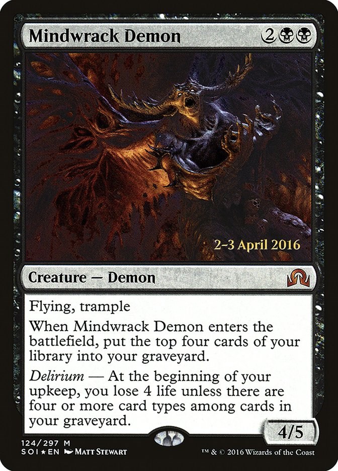 Mindwrack Demon - Prerelease Cards - Magic: The Gathering