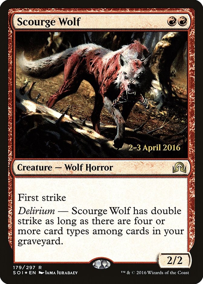Scourge Wolf - Prerelease Cards - Magic: The Gathering
