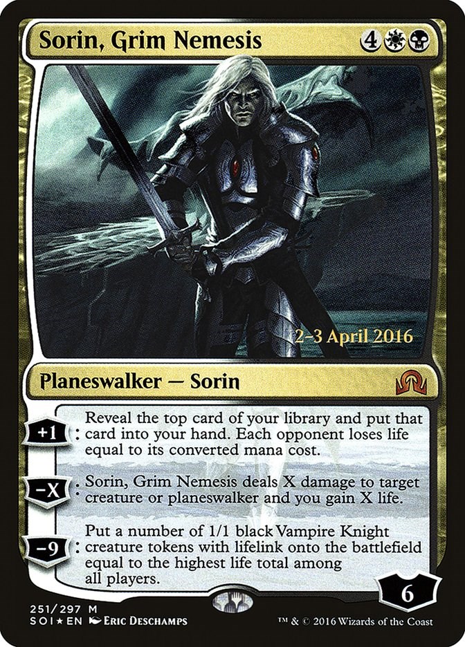 Sorin, Grim Nemesis - Prerelease Cards - Magic: The Gathering