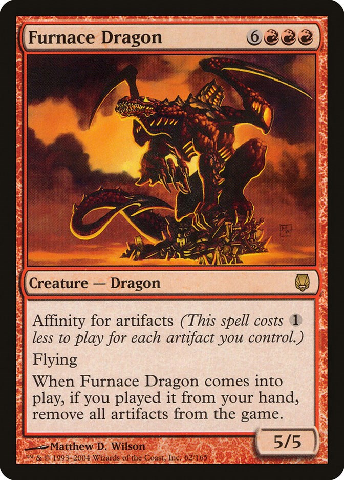 Furnace Dragon - Darksteel - Magic: The Gathering