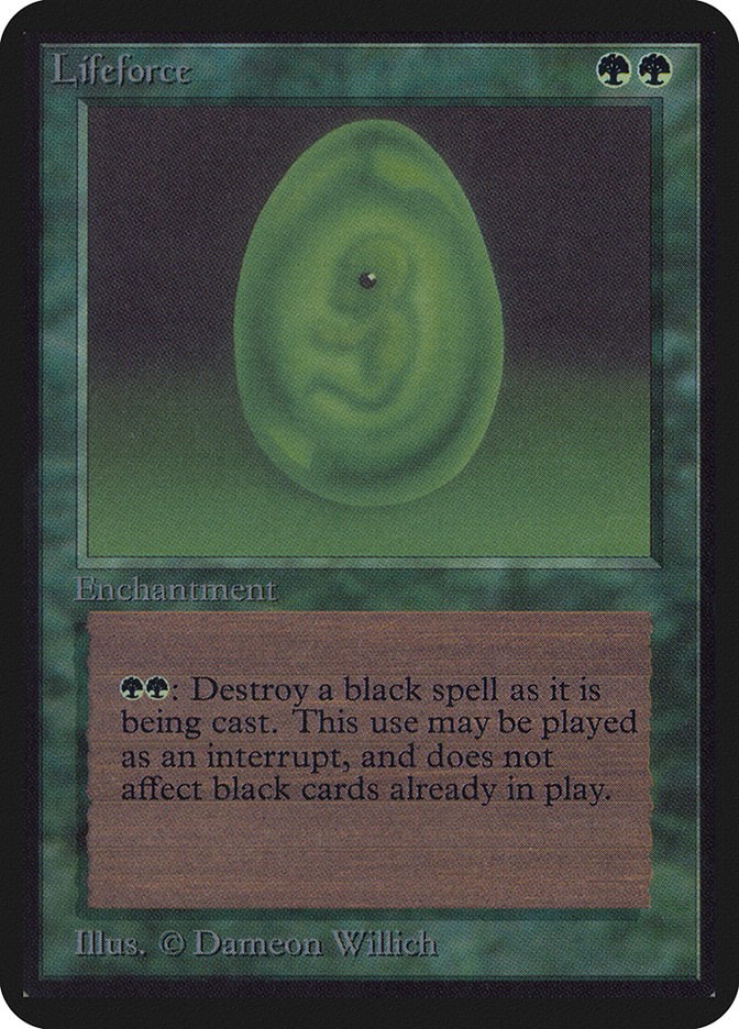 Lifeforce - Alpha Edition - Magic: The Gathering