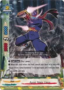 Agent Ninja, Linzo - Trial Deck: Ninja Onslaught - Future Card BuddyFight