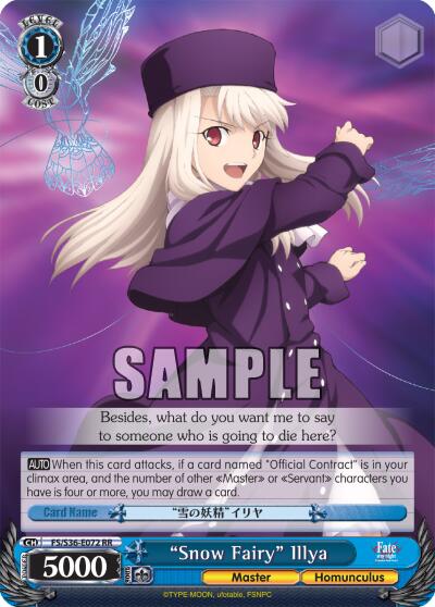 "Snow Fairy" Illya - Fate/stay night [Unlimited Blade Works] Vol. II ...